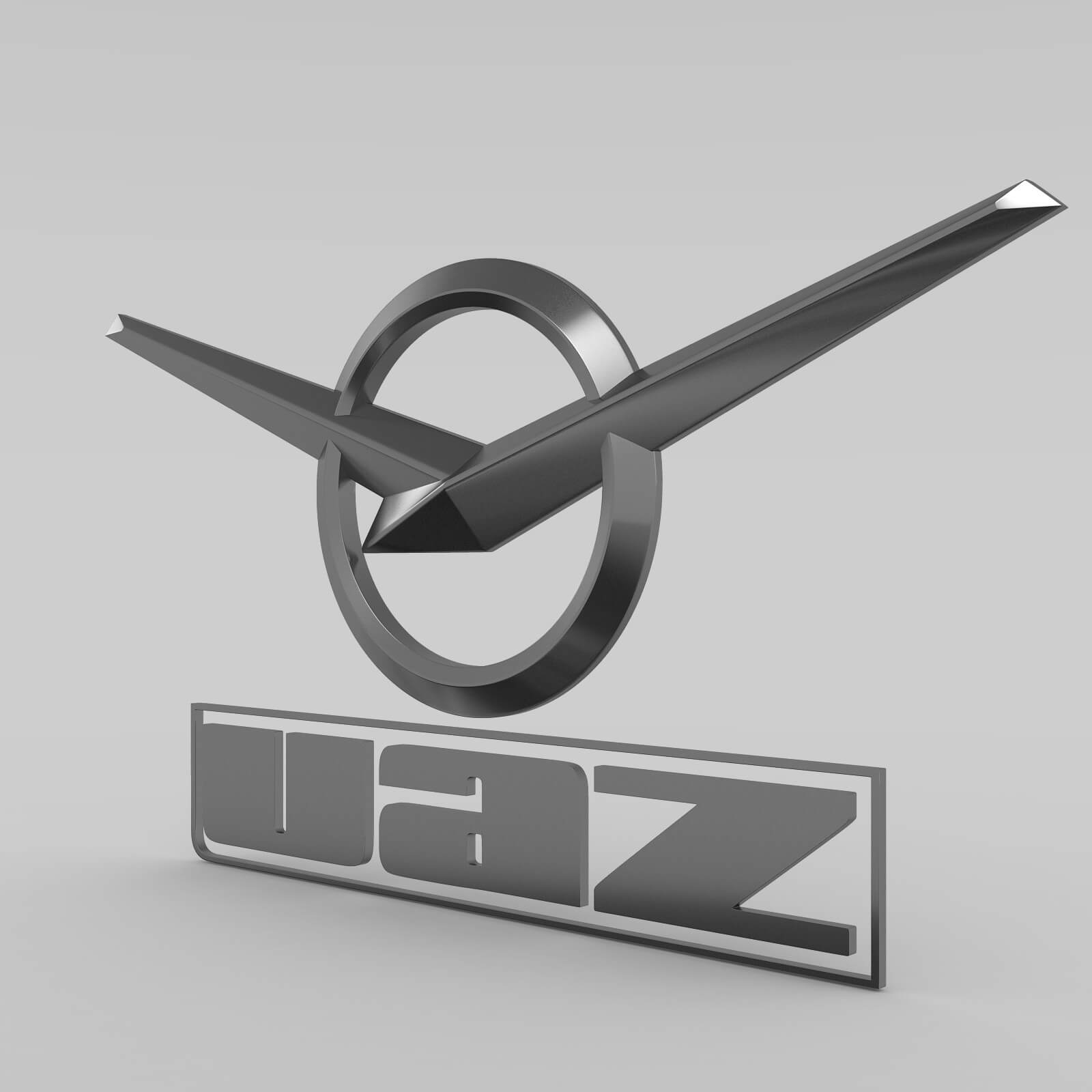 Uaz Logo - 3D Model by 3d_logoman