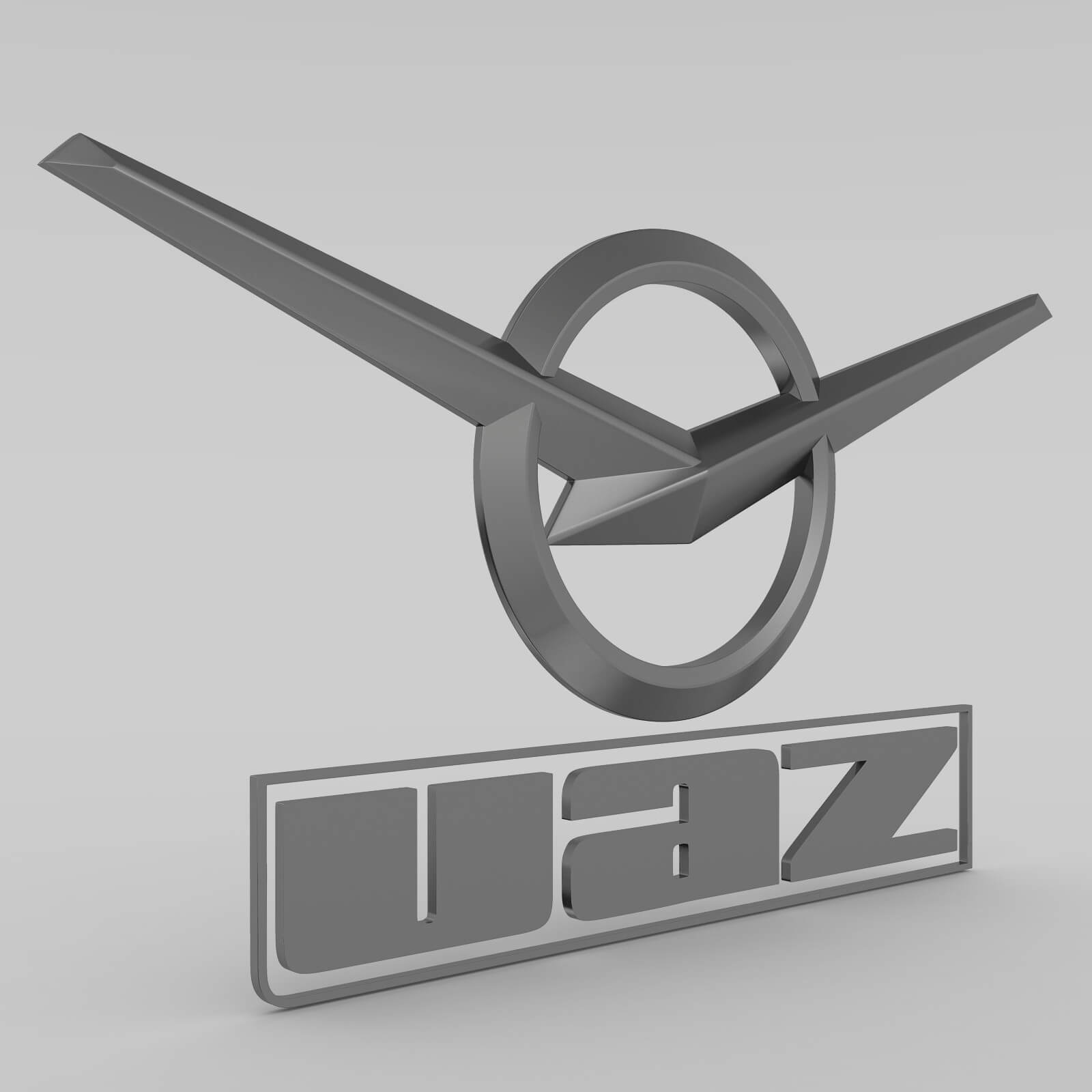 Uaz Logo - 3D Model by 3d_logoman