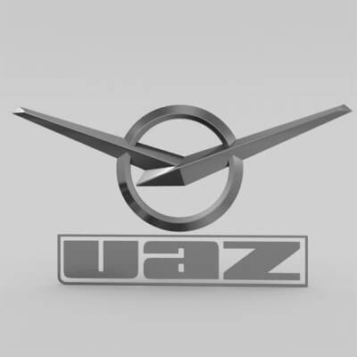 Uaz Logo - 3D Model by 3d_logoman