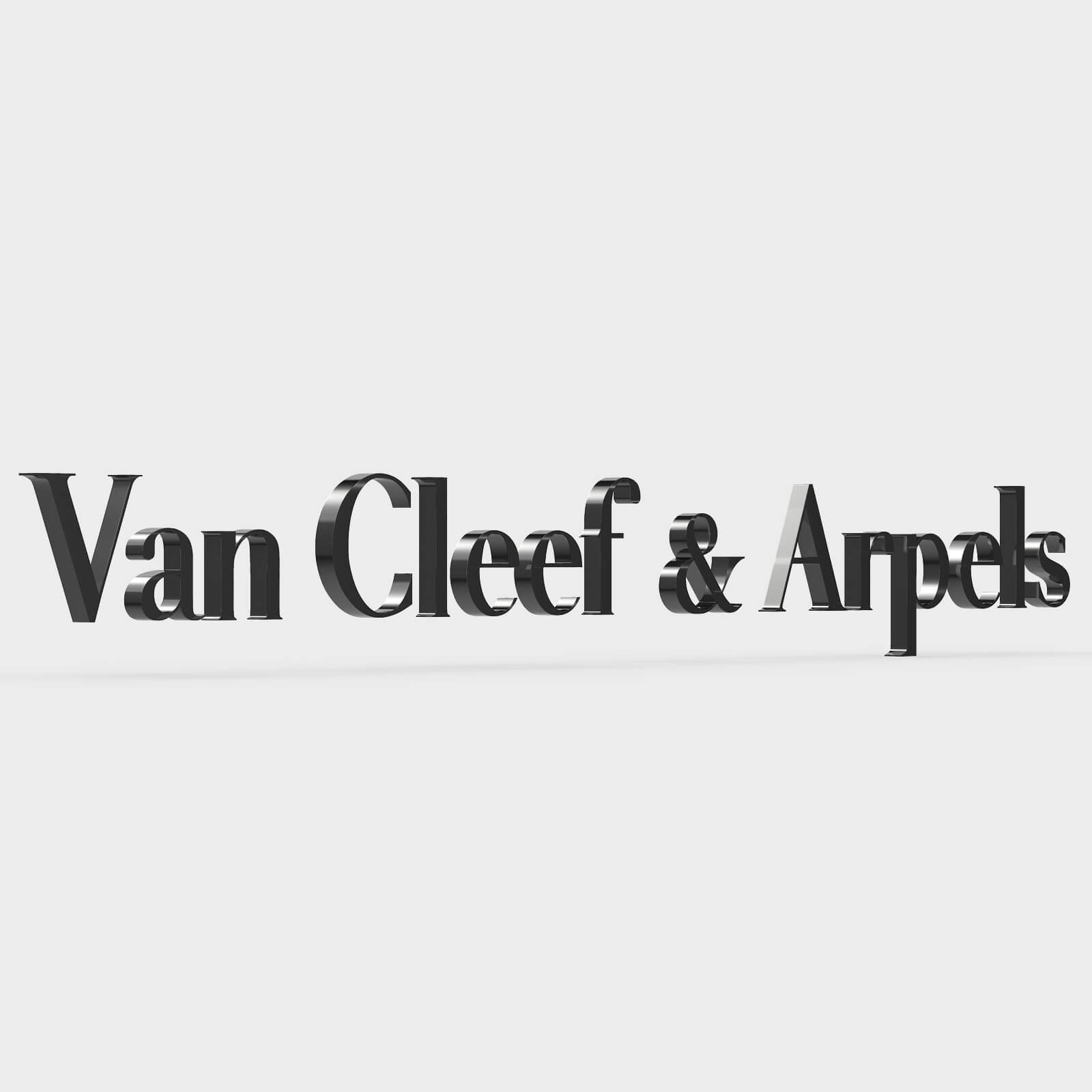 Van Cleef Aprels Logo - 3D Model by 3d_logoman