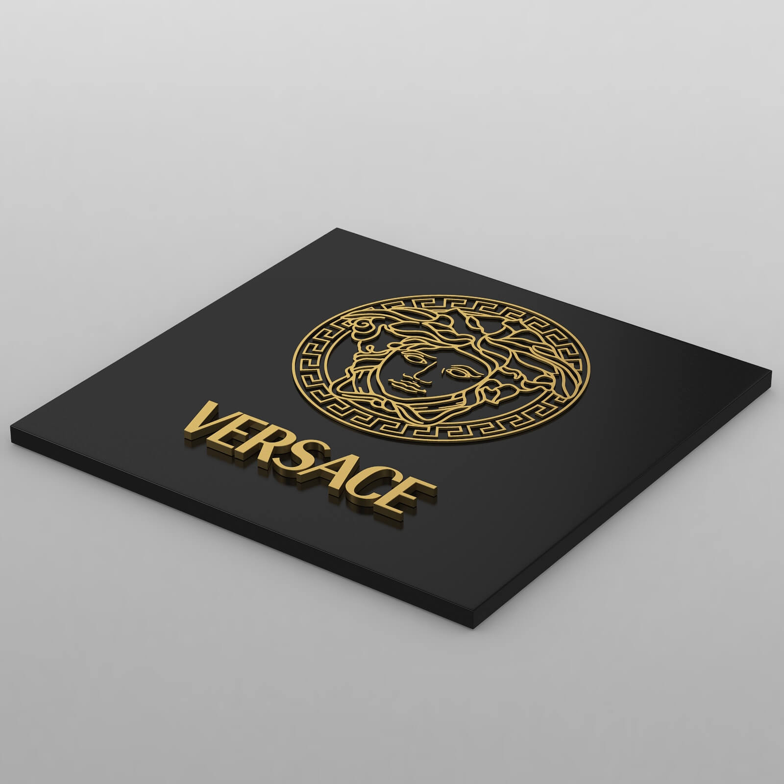 Versace Logo - 3D Model by 3d_logoman