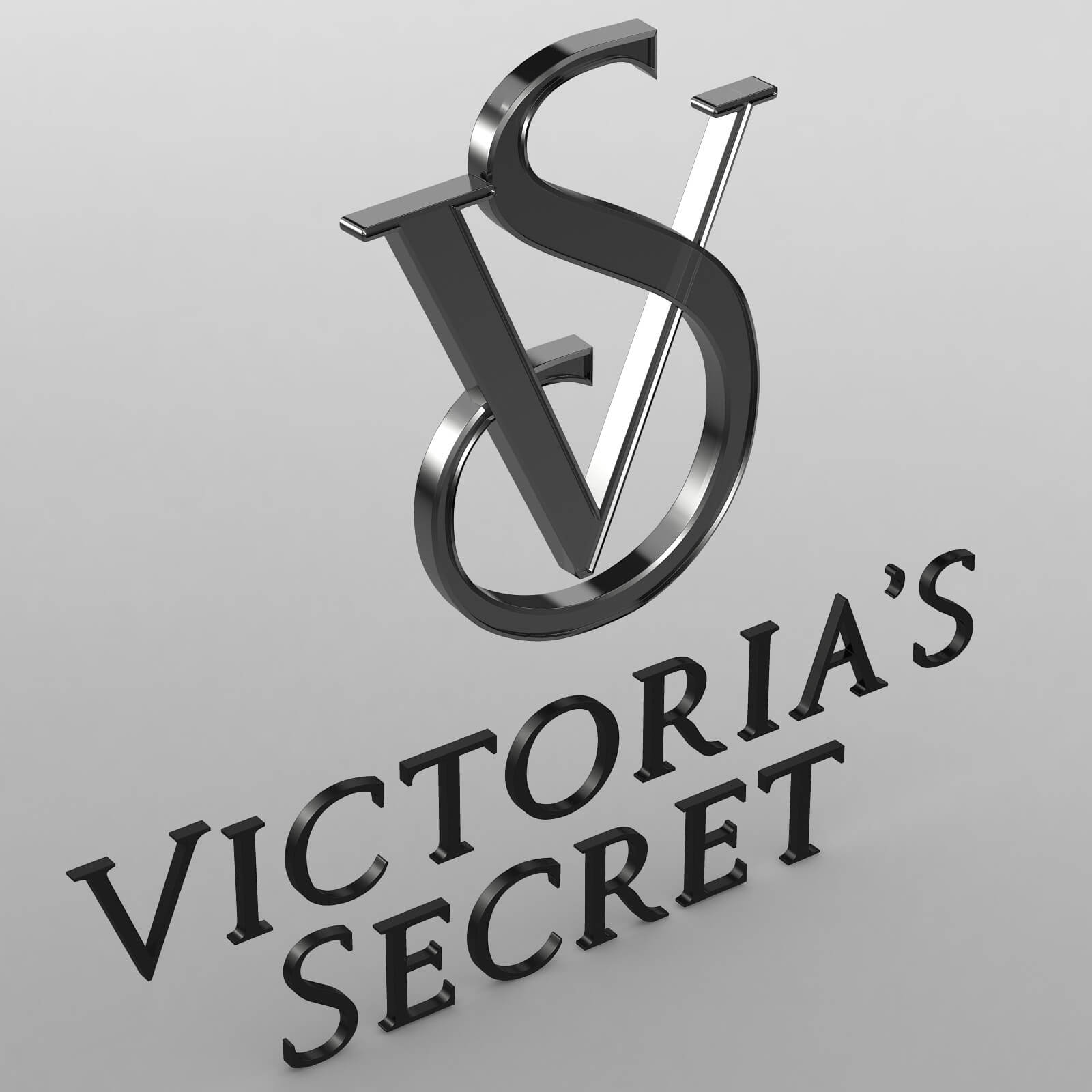 Victorias Secret Logo - 3D Model by 3d_logoman