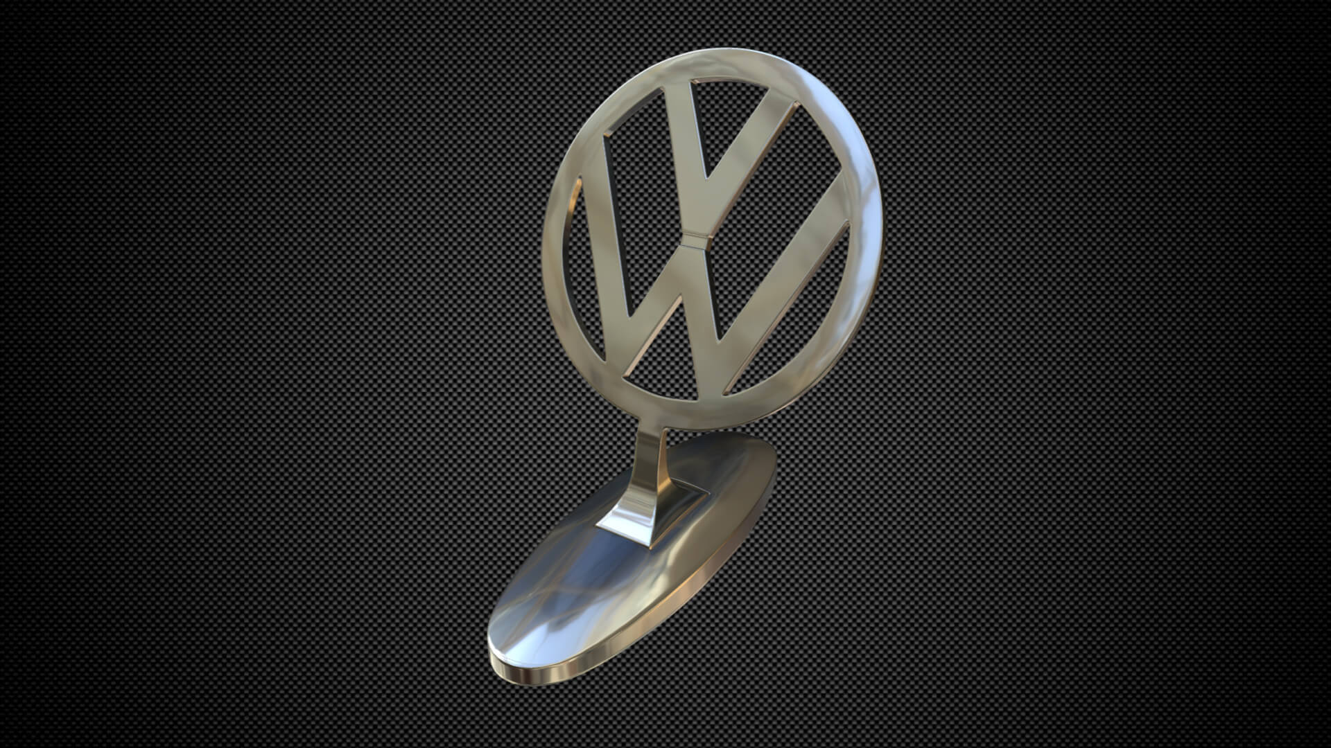 Volkswagen Logo - 3D Model by 3d_logoman