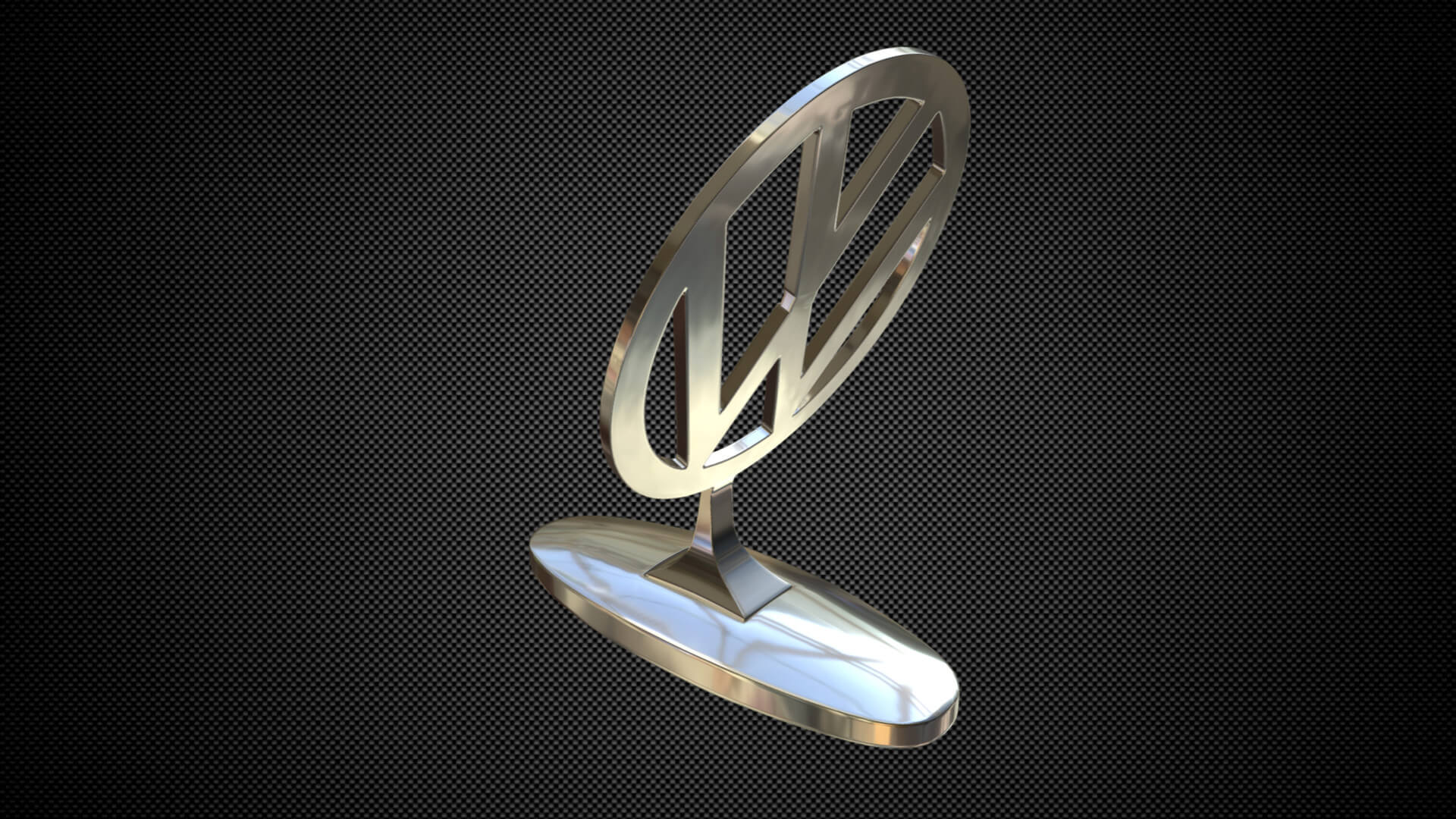 Volkswagen Logo - 3D Model by 3d_logoman