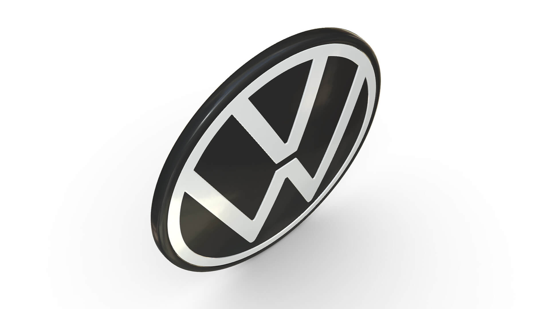 Volkswagen Logo - 3D Model by 3d_logoman