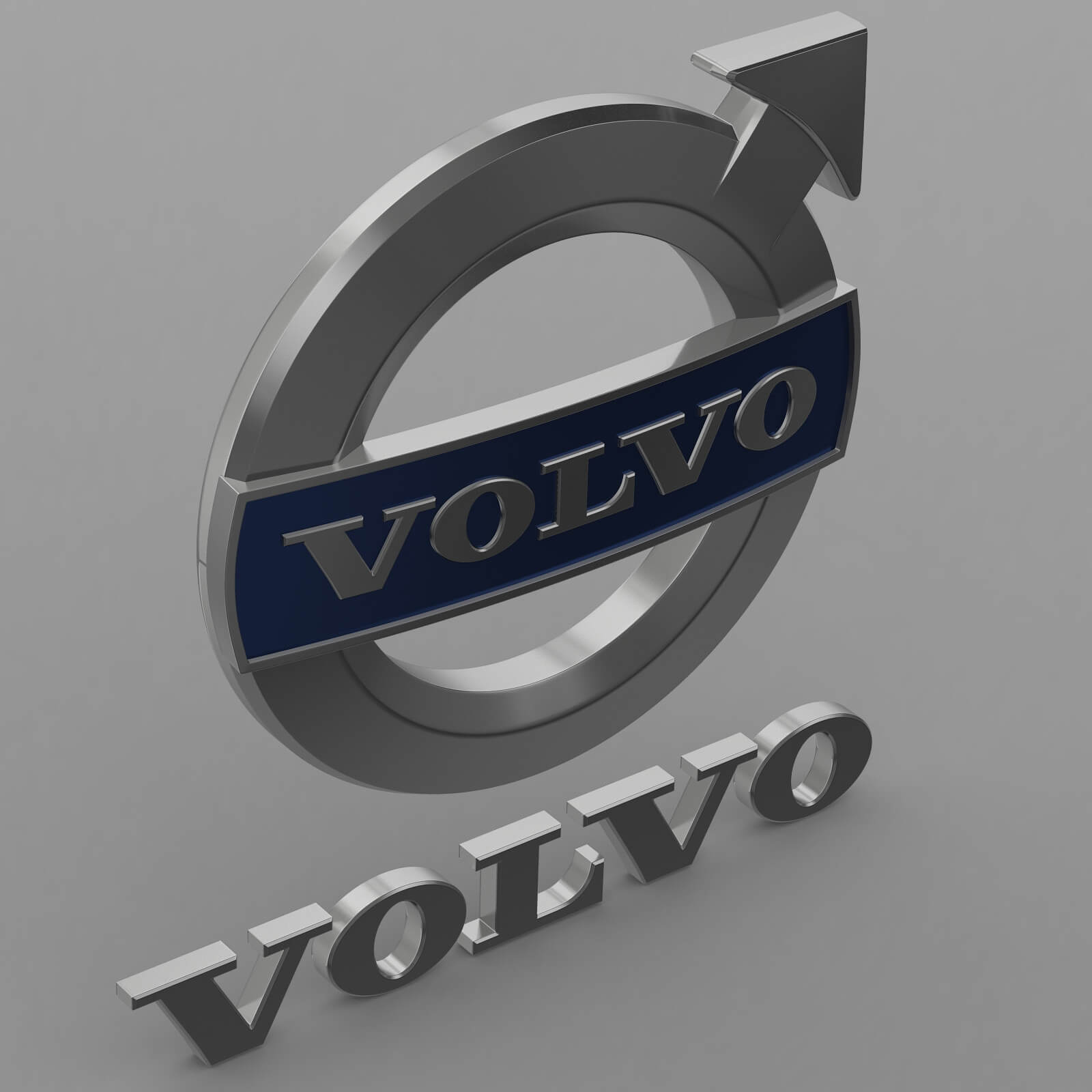 Volvo Logo - 3D Model by 3d_logoman