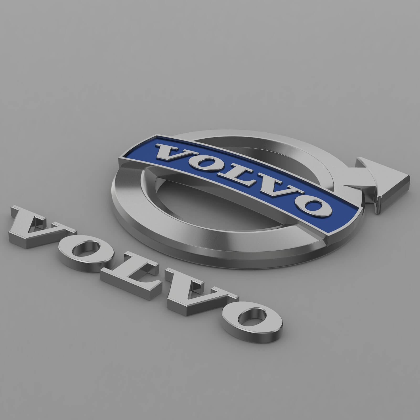 Volvo Logo - 3D Model by 3d_logoman