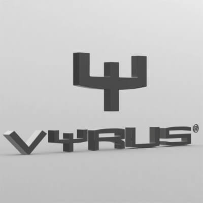Vyrus Logo - 3D Model by 3d_logoman