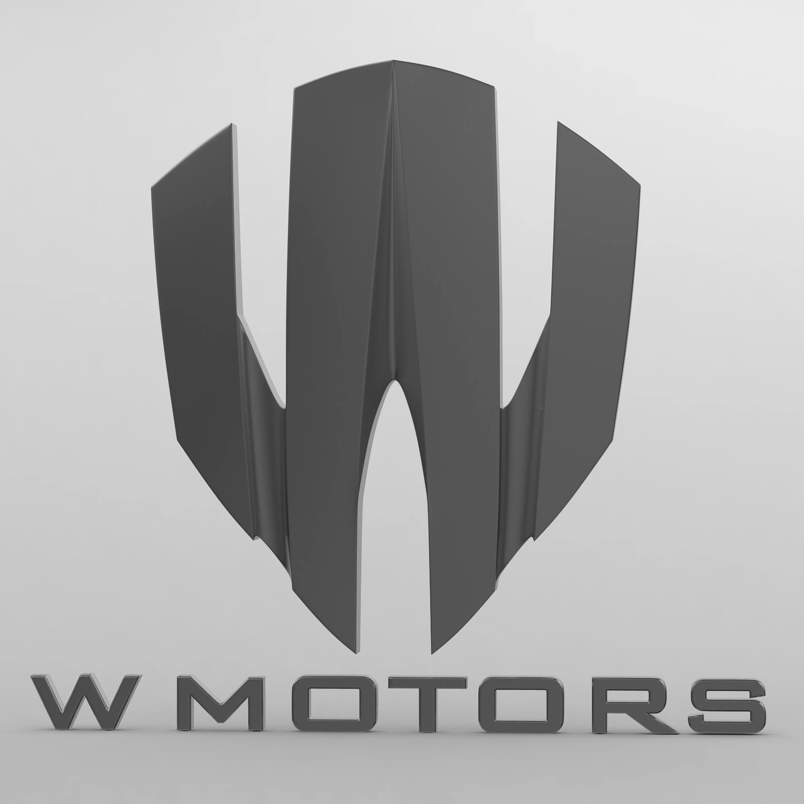 W Motors logo - 3D Model by 3d_logoman