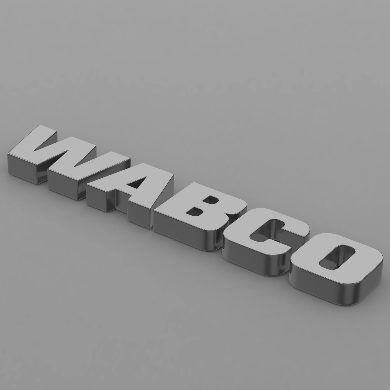 Wabco Logo - 3D Model by 3d_logoman