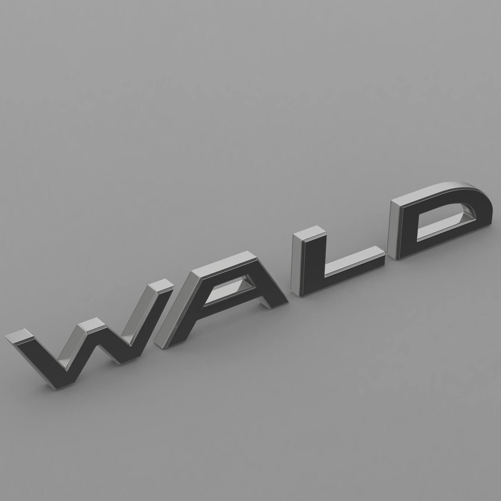 Wald Logo - 3D Model by 3d_logoman