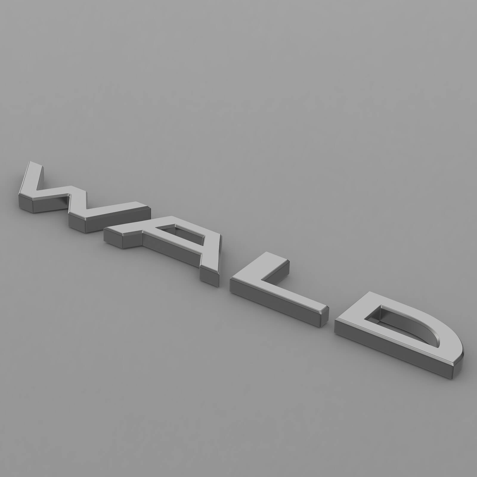 Wald Logo - 3D Model by 3d_logoman