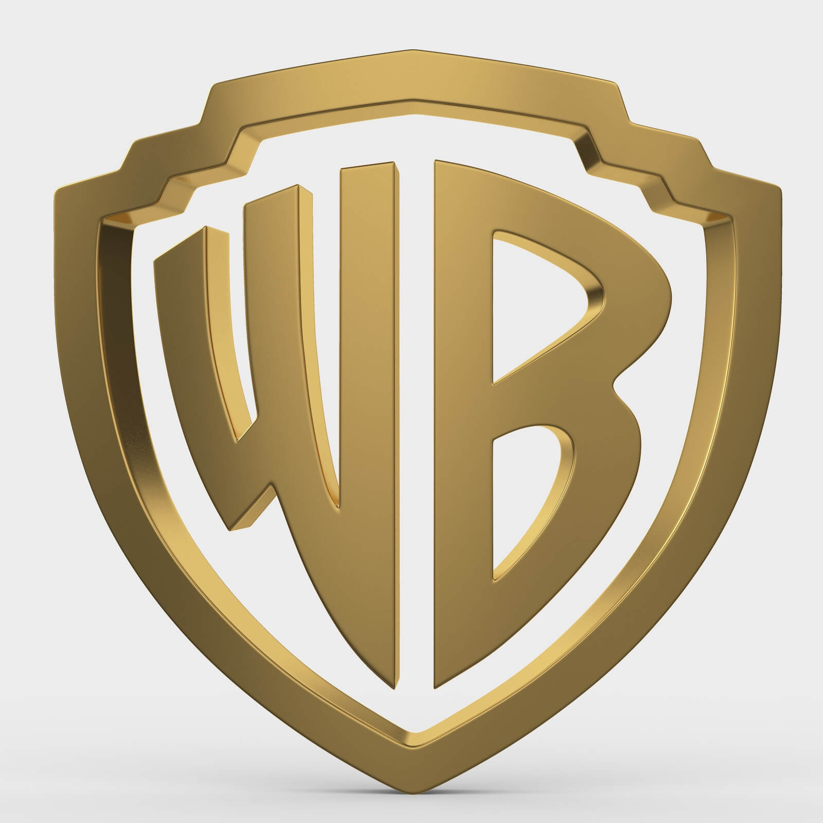 Warner Brazzers Logo - 3D Print Model by 3d_logoman