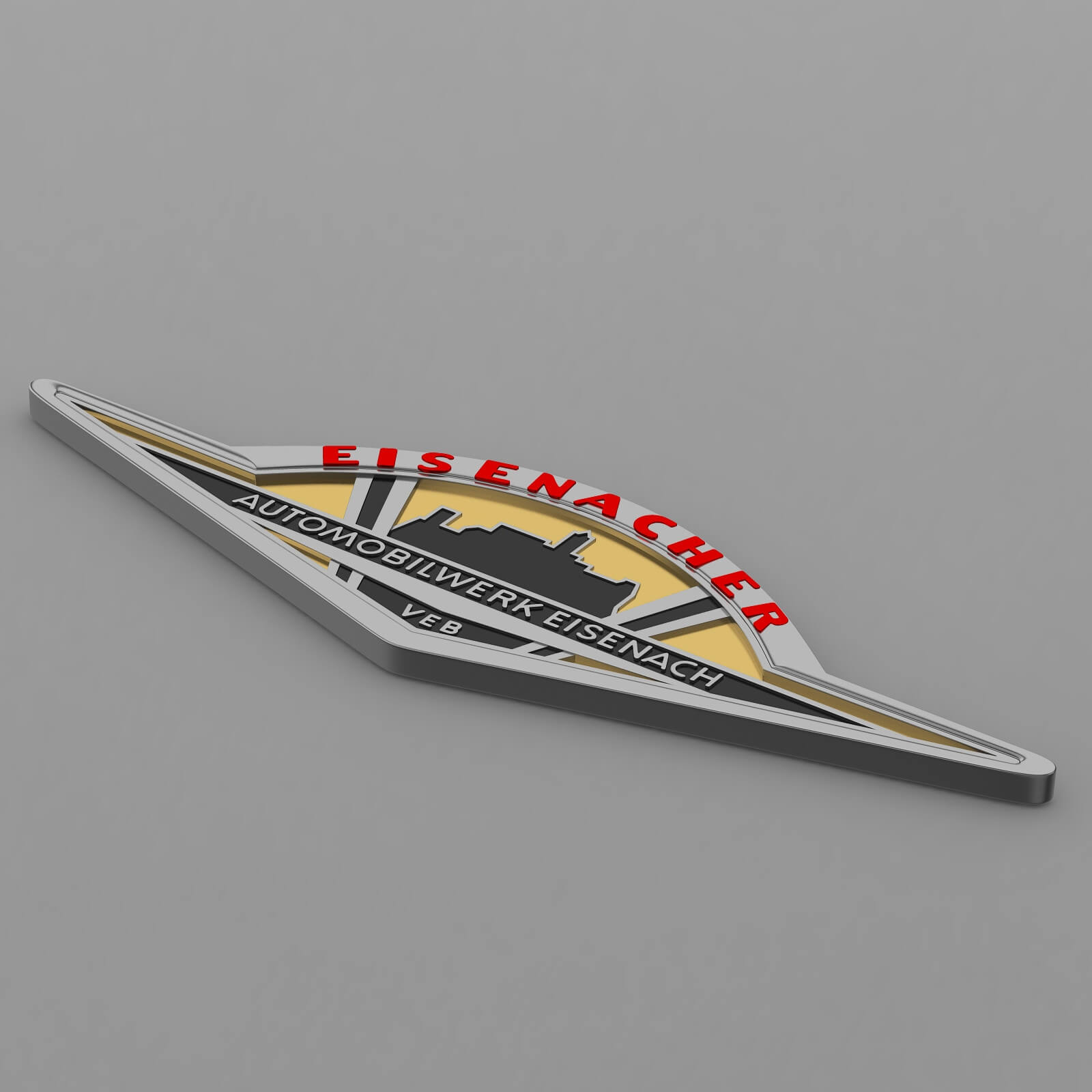 Wartburg Logo - 3D Model by 3d_logoman