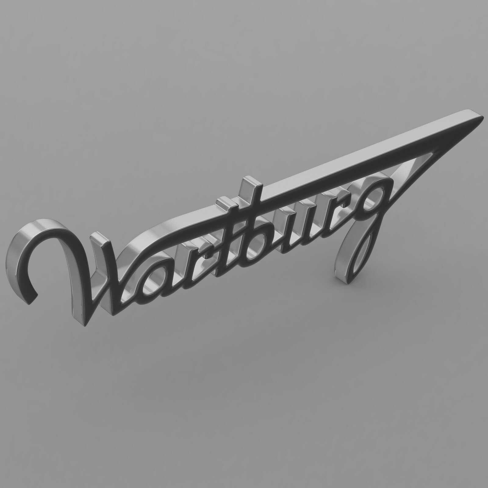 Wartburg Logo - 3D Model by 3d_logoman