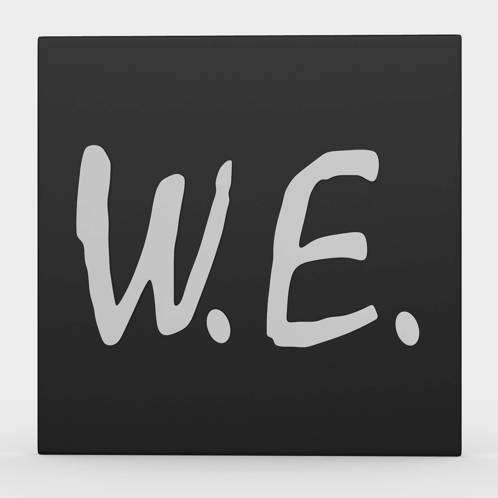We Logo - 3D Model by 3d_logoman