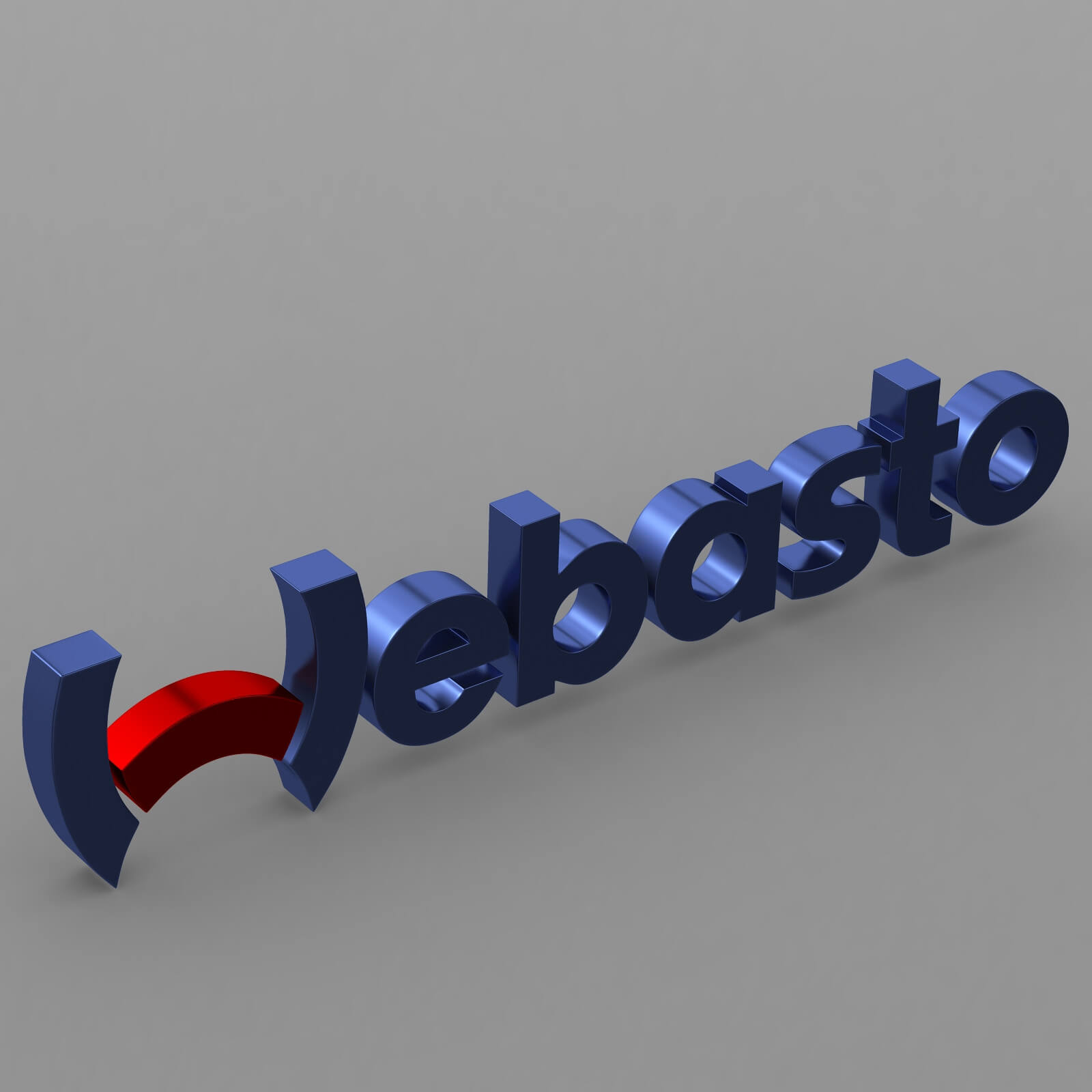 Webasto Logo - 3D Model by 3d_logoman