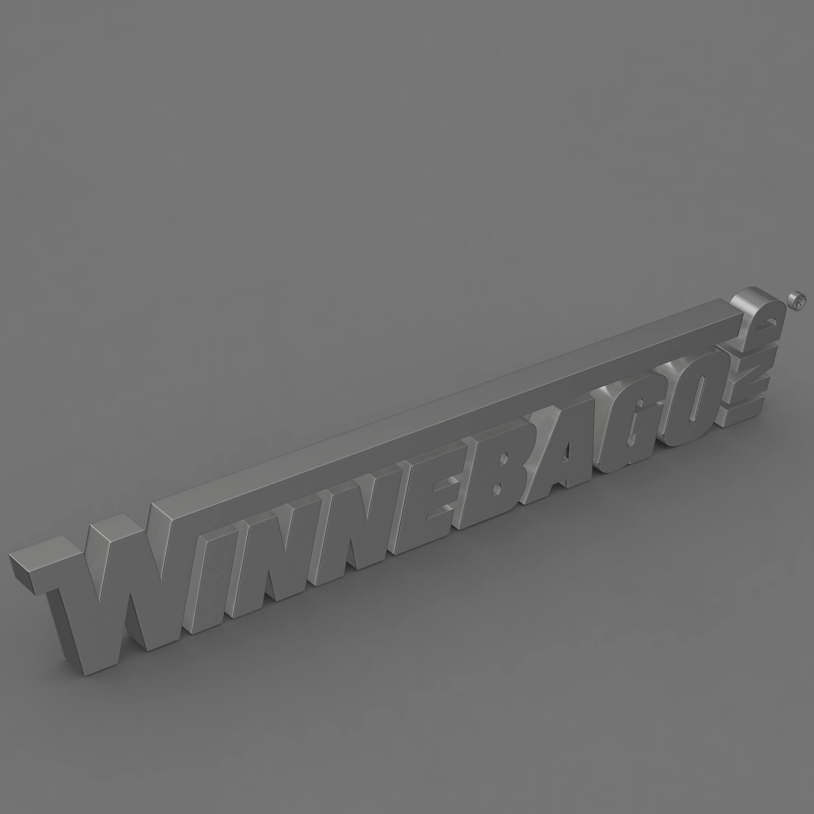 Winnebago Logo - 3D Model by 3d_logoman
