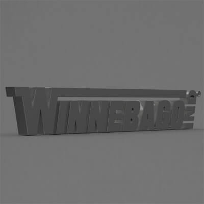 Winnebago Logo - 3D Model by 3d_logoman