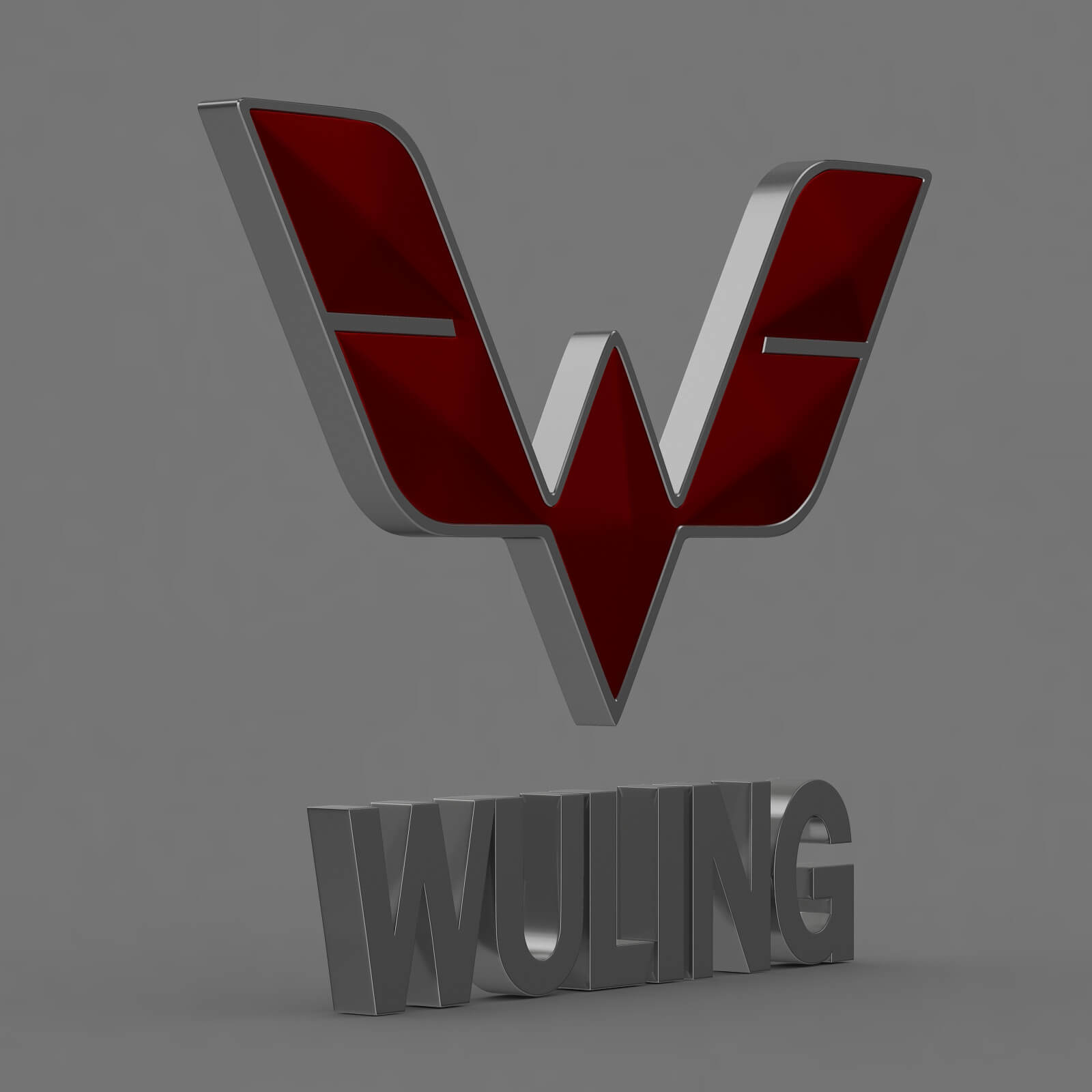 Wuling Logo - 3D Model by 3d_logoman