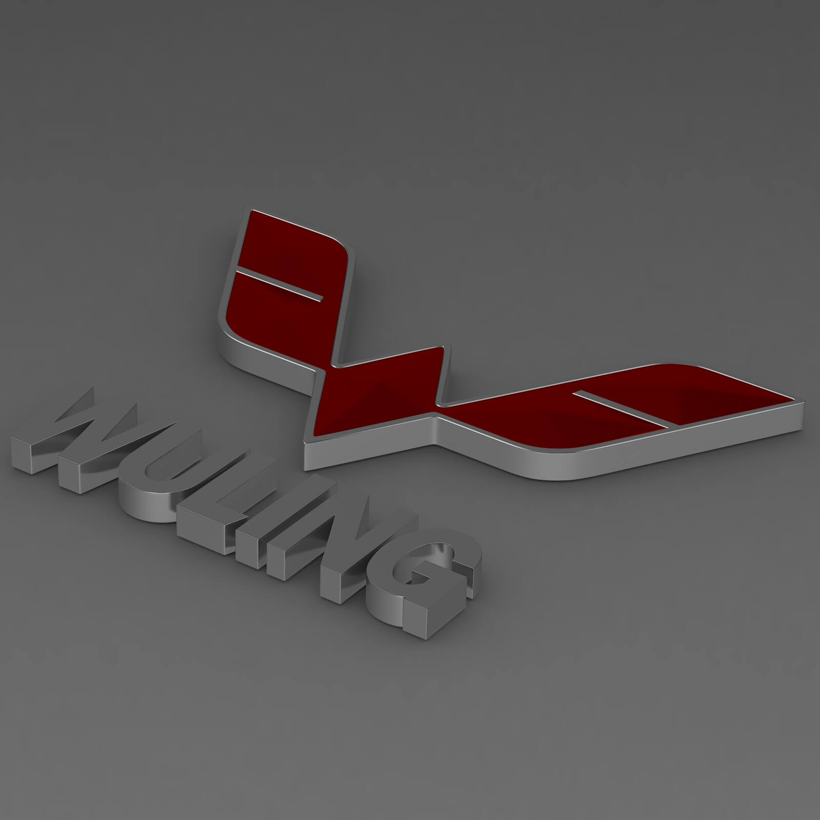 Wuling Logo - 3D Model by 3d_logoman