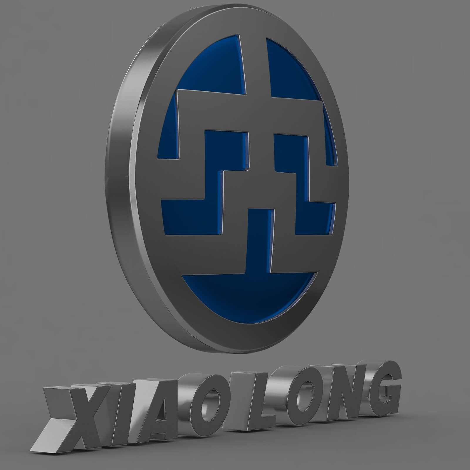 Xiao Long Logo - 3D Model by 3d_logoman