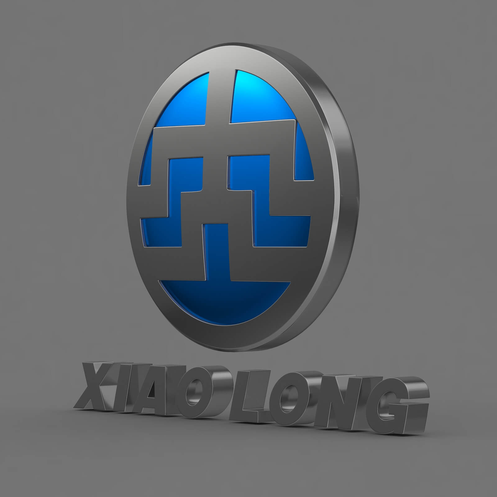 Xiao Long Logo - 3D Model by 3d_logoman