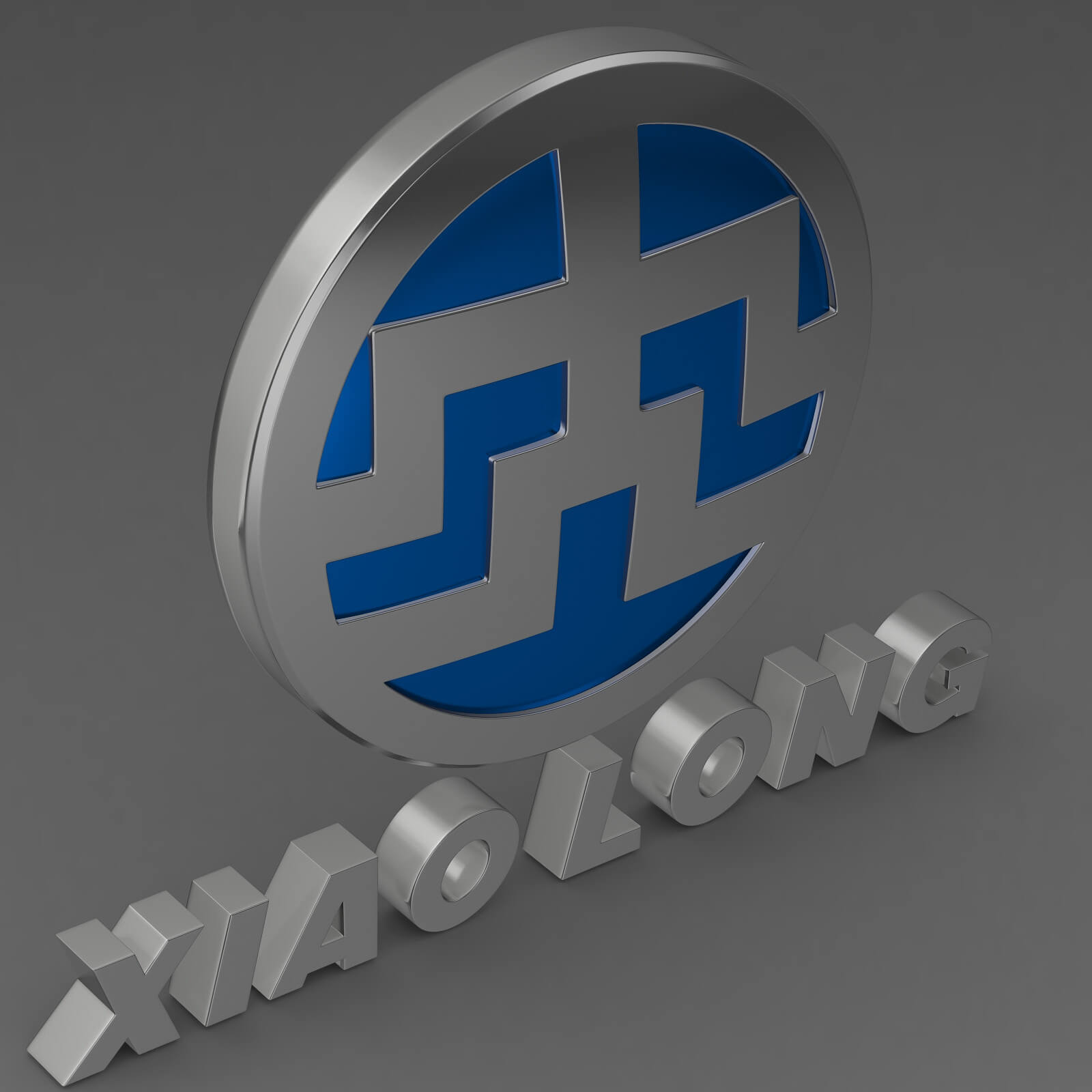 Xiao Long Logo - 3D Model by 3d_logoman