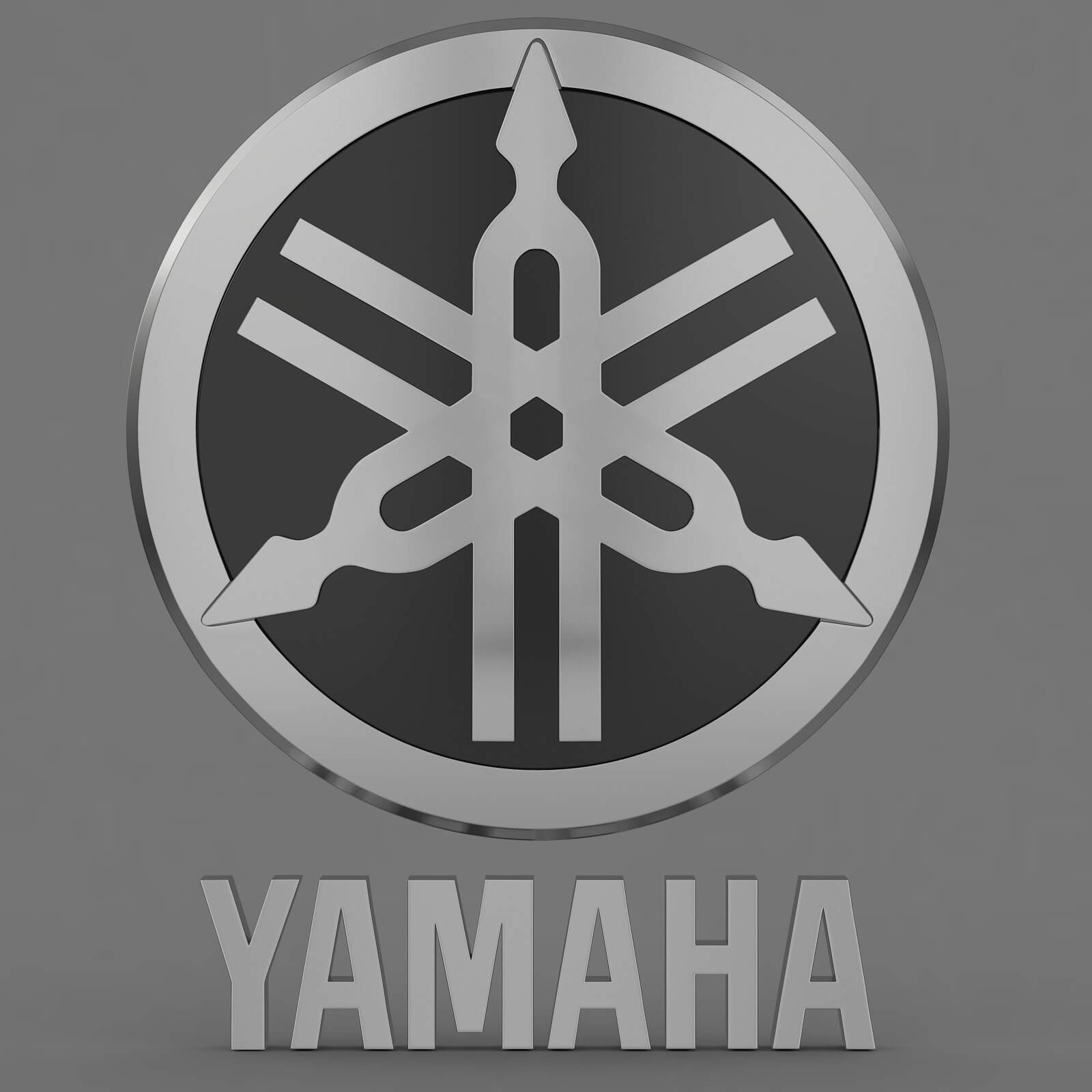 Yamaha Logo 3D Model By 3d logoman Yamaha Logo 3D Model By 3d logoman