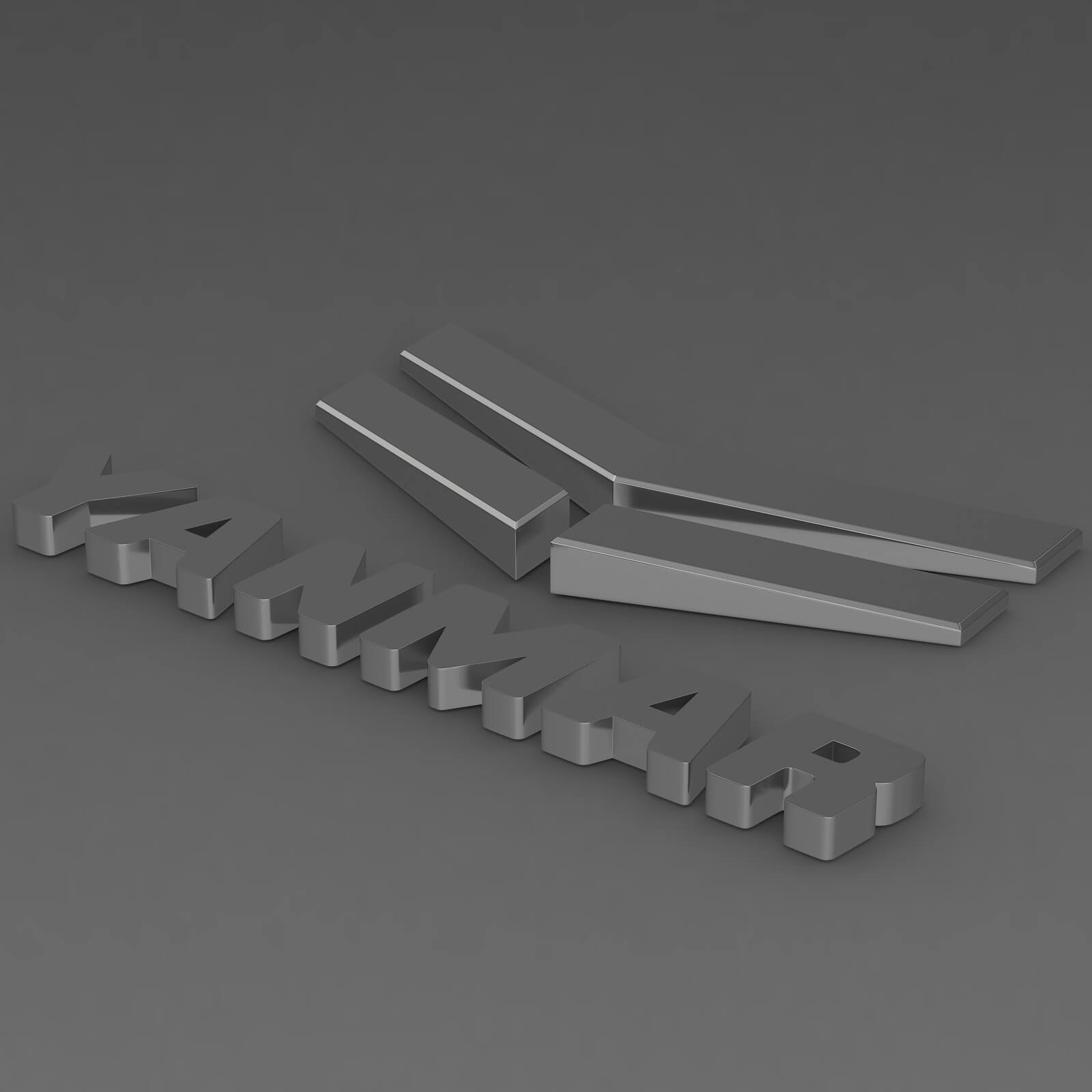 Yanmar Logo - 3D Model by 3d_logoman