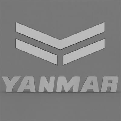 Yanmar Logo - 3D Model by 3d_logoman