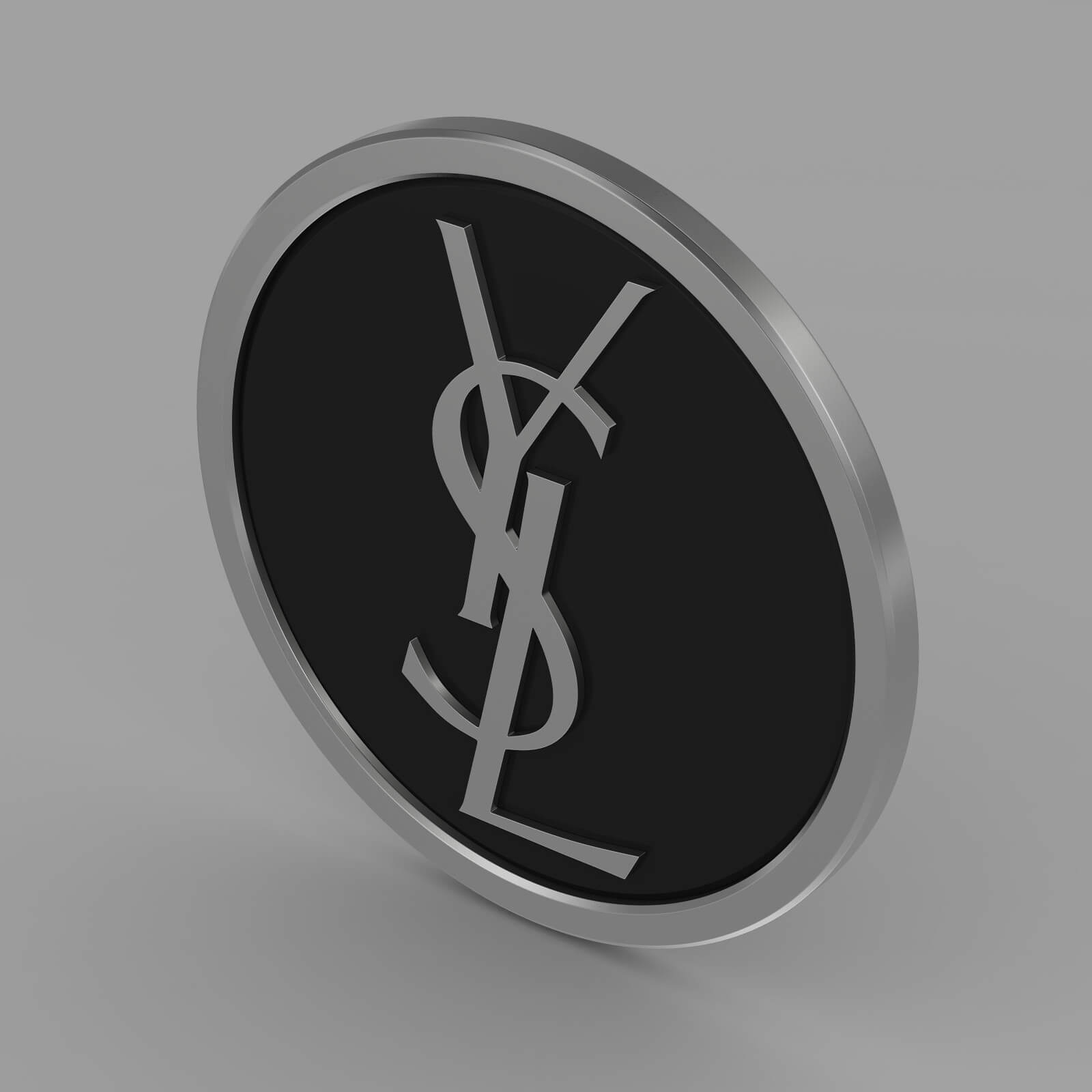 YSL Logo - 3D Model by 3d_logoman