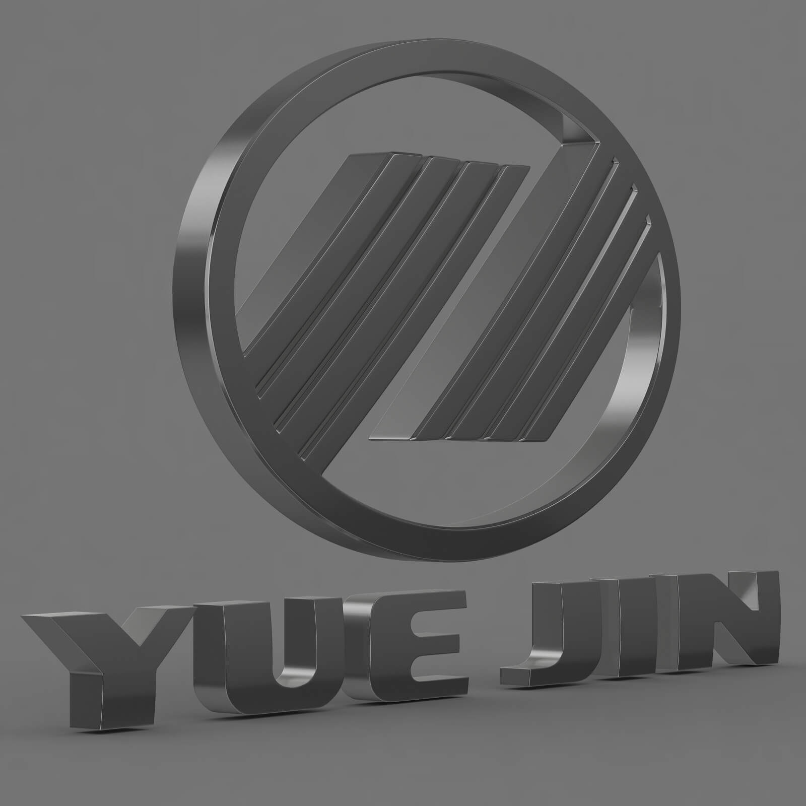Yuejin Logo - 3D Model by 3d_logoman