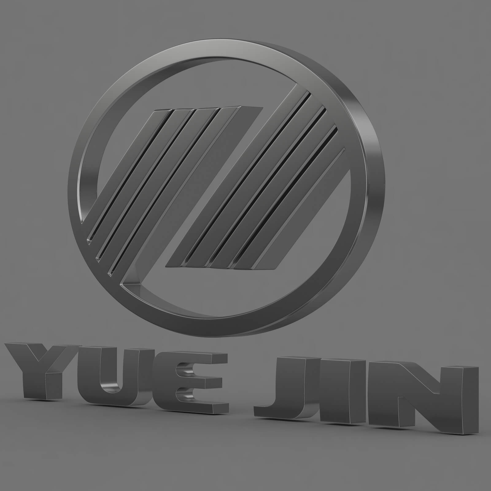 Yuejin Logo - 3D Model by 3d_logoman