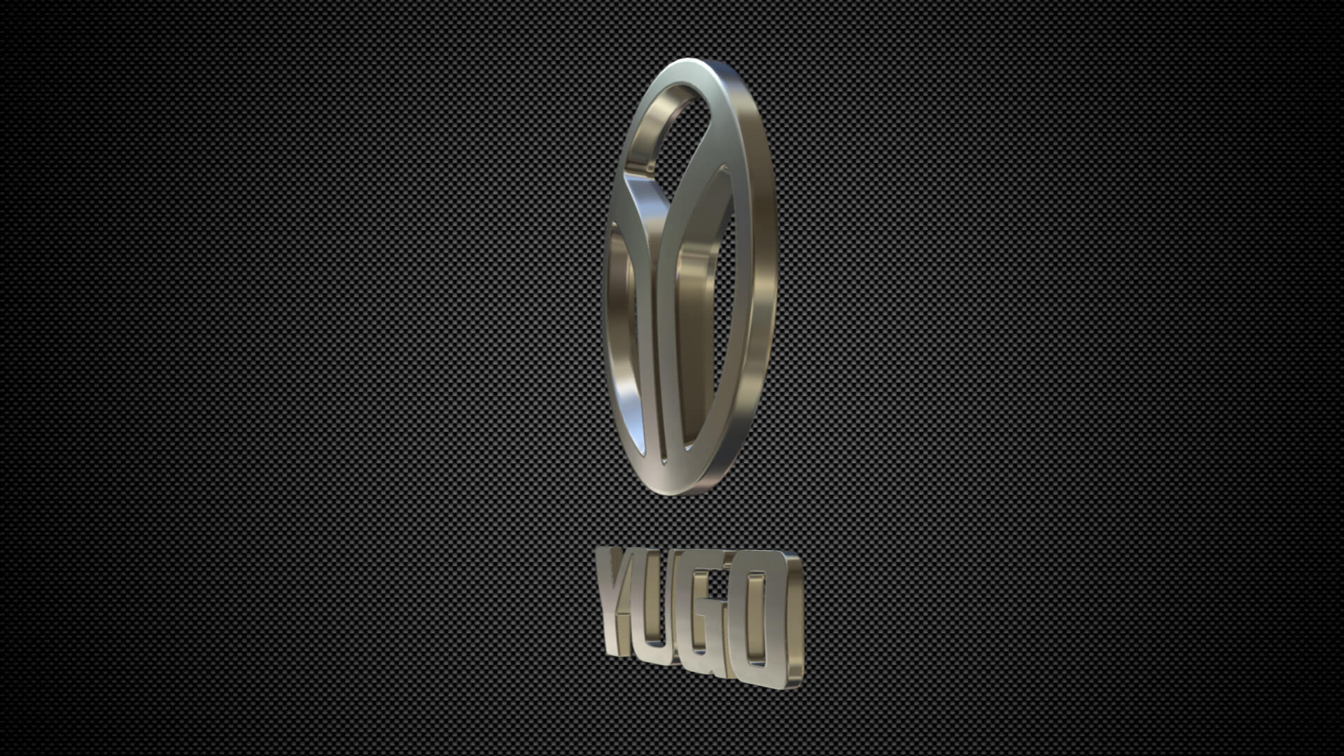 Yugo Logo - 3D Model by 3d_logoman