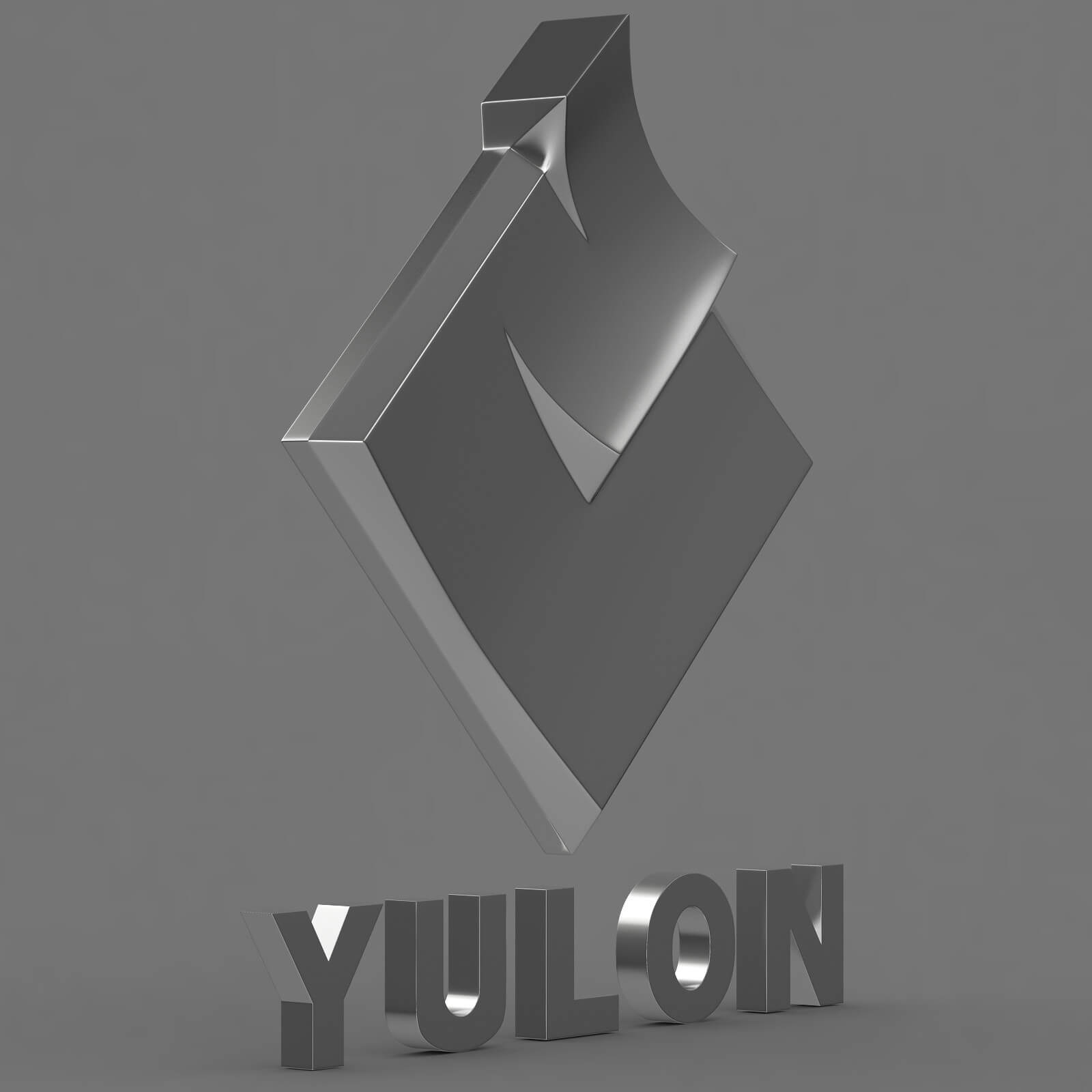 Yulon Logo - 3D Model by 3d_logoman