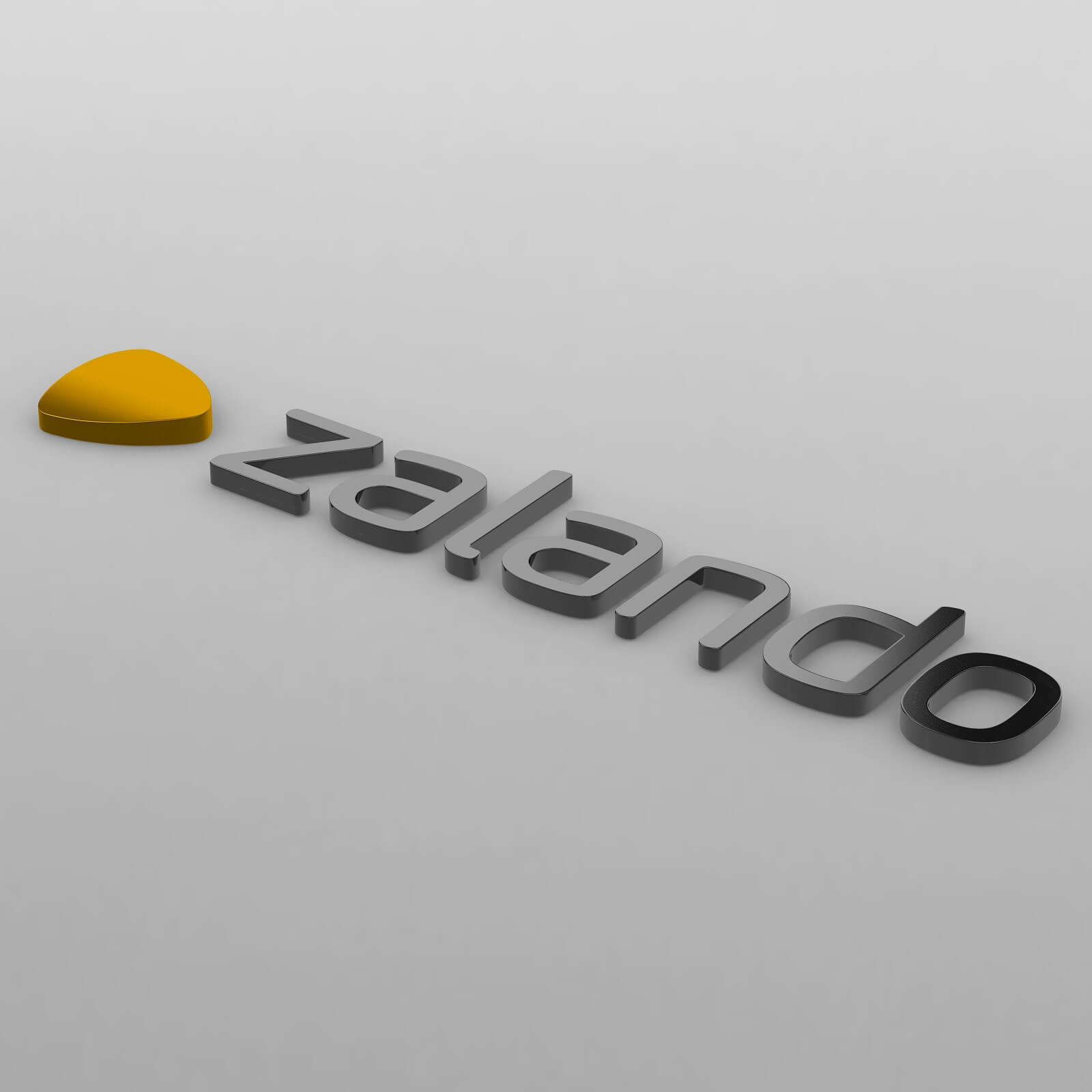 Zalando Logo - 3D Model by 3d_logoman