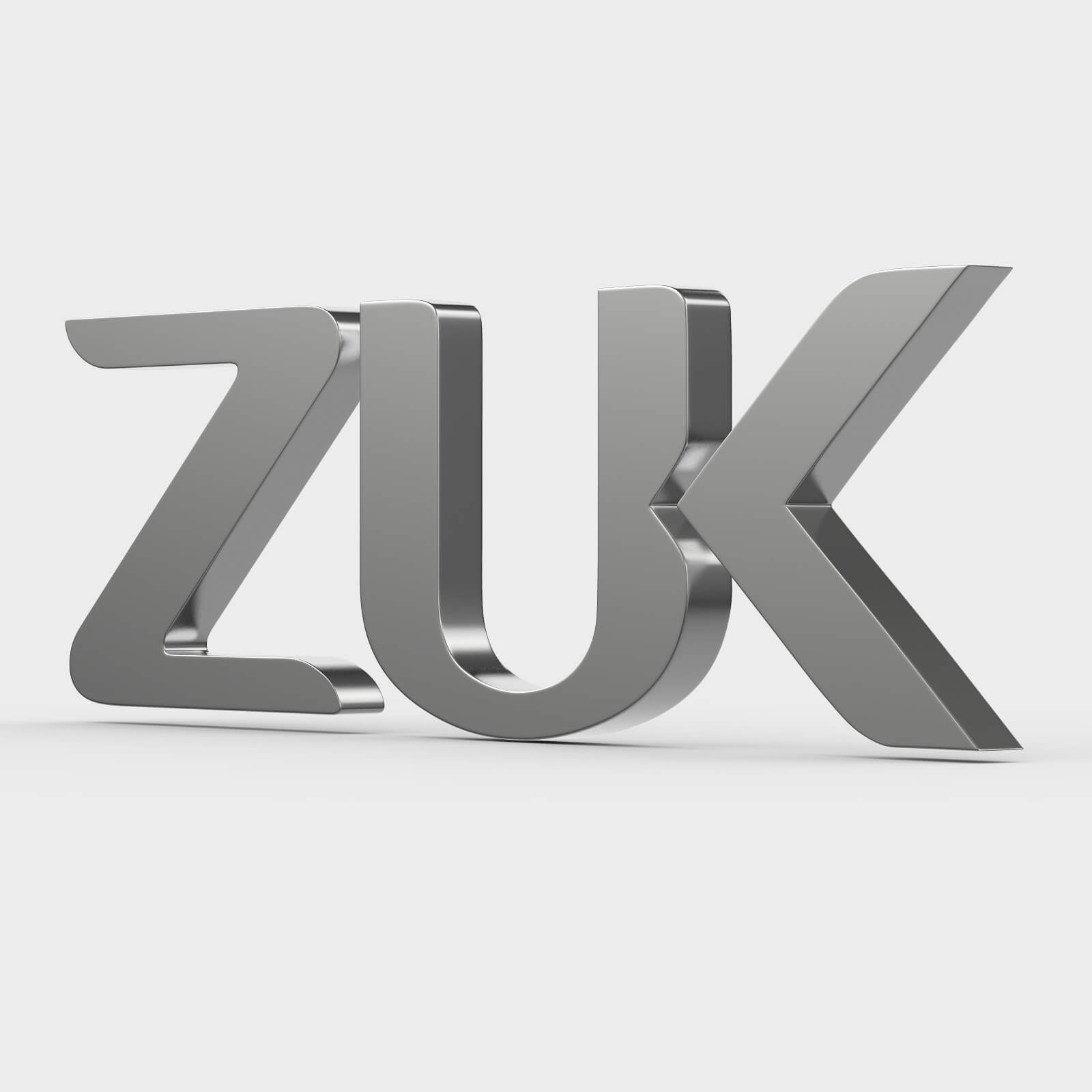 ZUK Logo - 3D Model by 3d_logoman