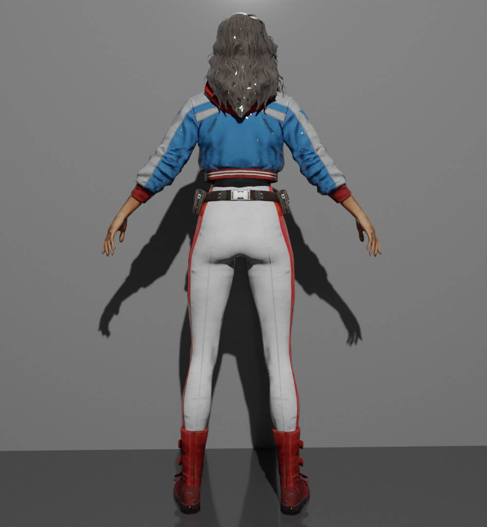 American Chavez - 3D Model by 3d_Services