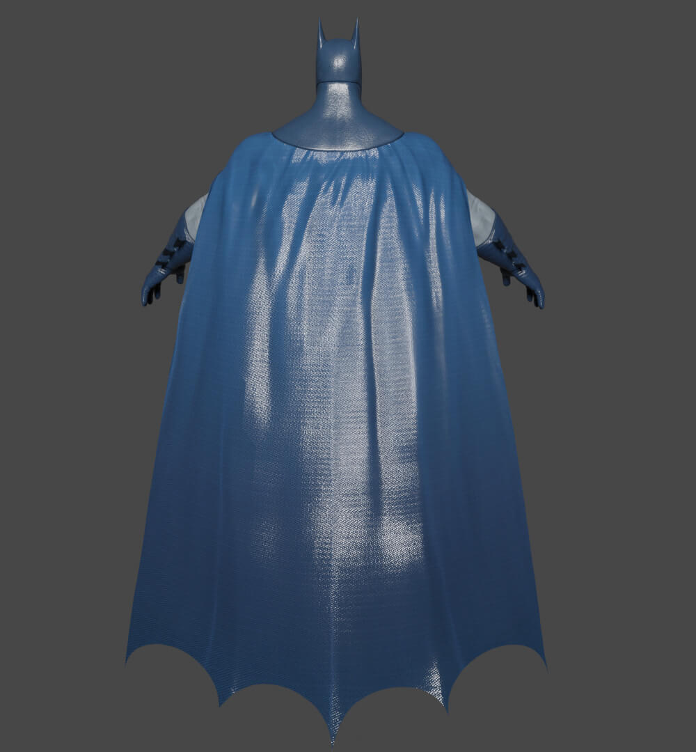 Batman 1970 Low Poly - 3D Model by 3d_Services