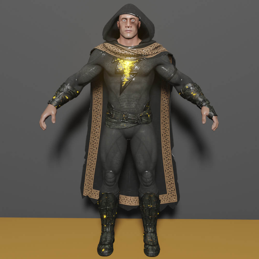 Black Adam - 3D Model by 3d_Services
