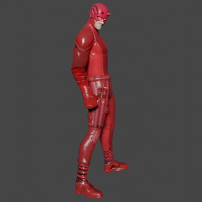 She Venom Low Poly 3D Model by 3d_Services