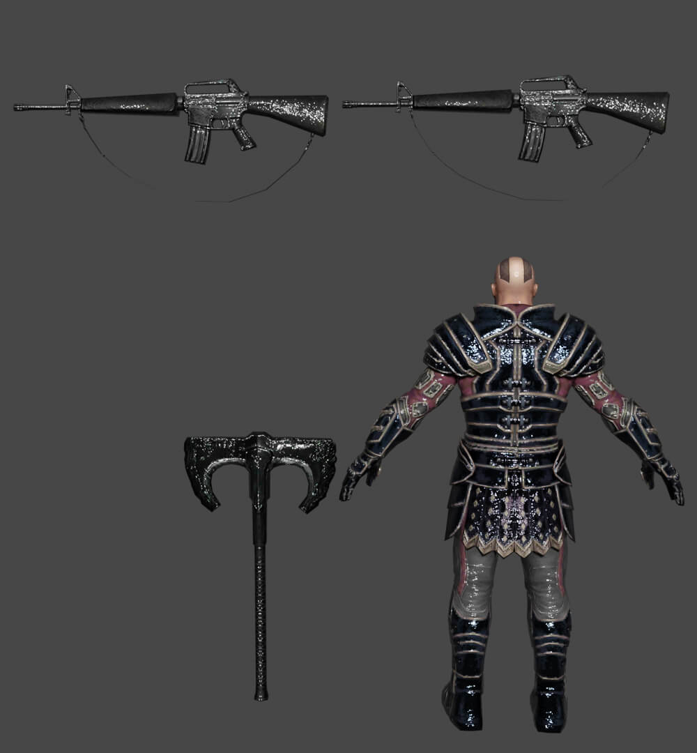 Executioner Low Poly - 3D Model by 3d_Services