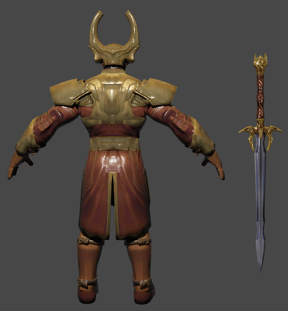 Heimdall Low Poly - 3D Model by 3d_Services