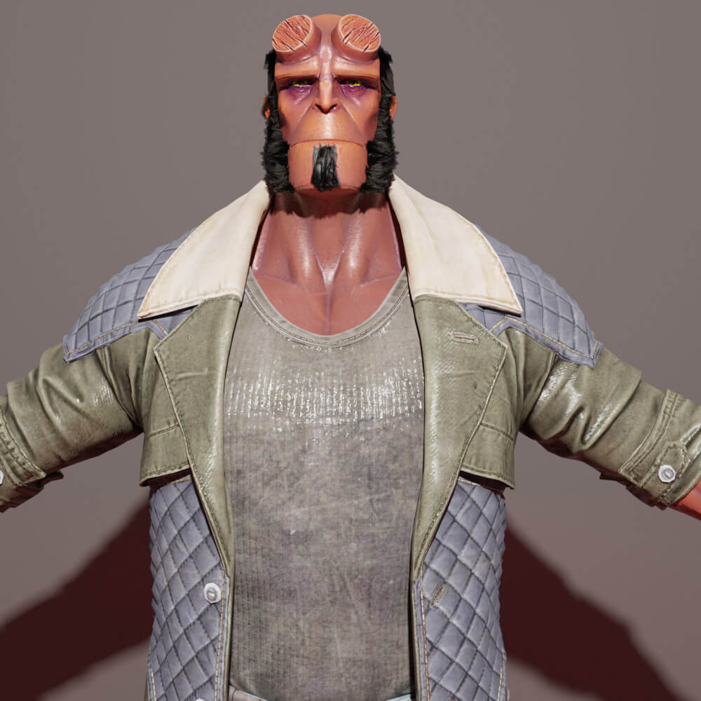 Hellboy - 3D Model by 3d_Services