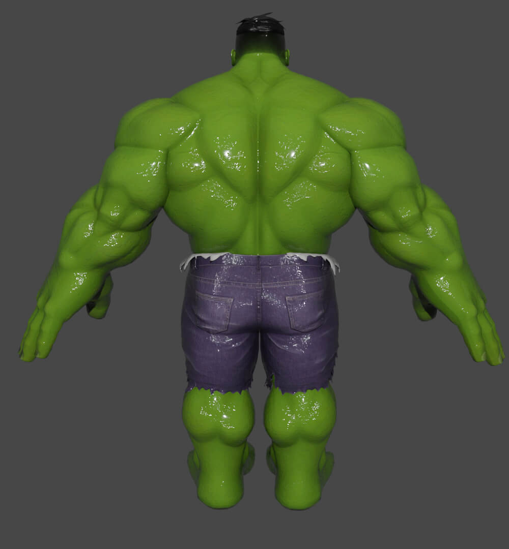 Incredible Hulk - 3D Model by 3d_Services