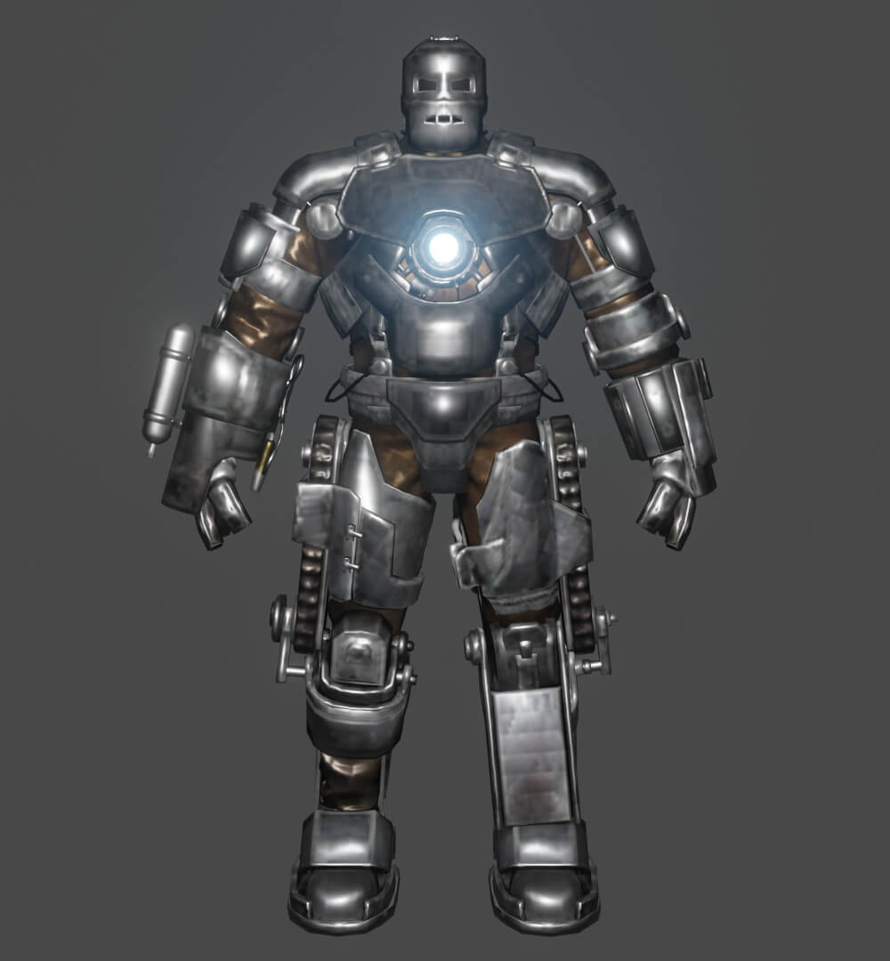 Iron Man Mark I - 3D Model by 3d_Services