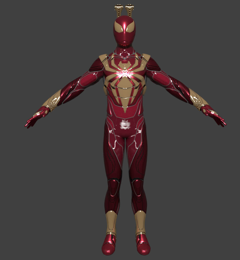 Iron Spider Suit - 3D Model by 3d_Services