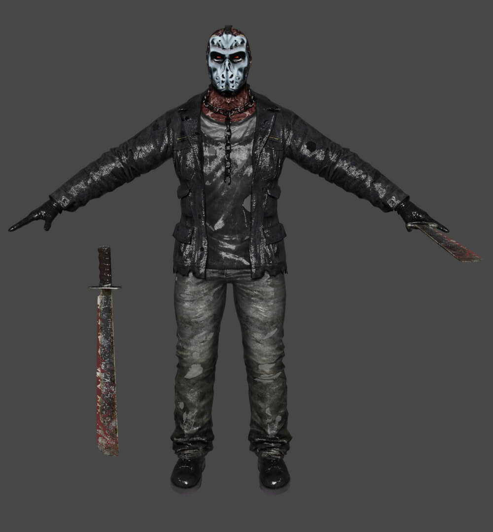 Jason X Low Poly - 3D Model by 3d_Services