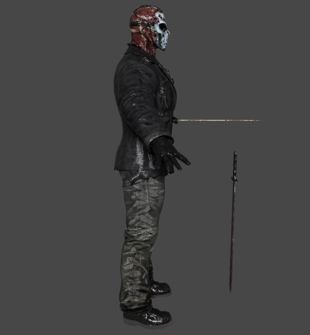 Jason X Low Poly - 3D Model by 3d_Services